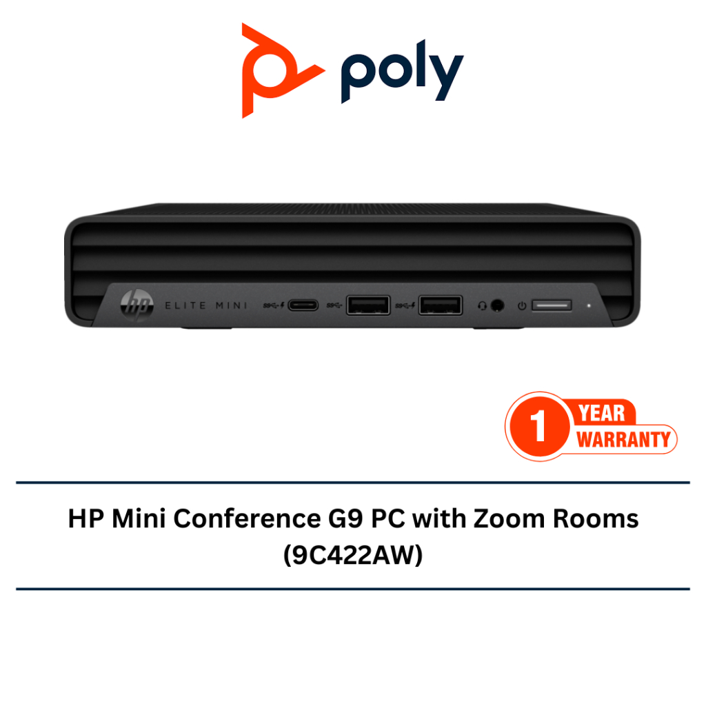 HP Mini Conference G9 PC with Zoom Rooms | HP Mini G9 PC Persidangan ...