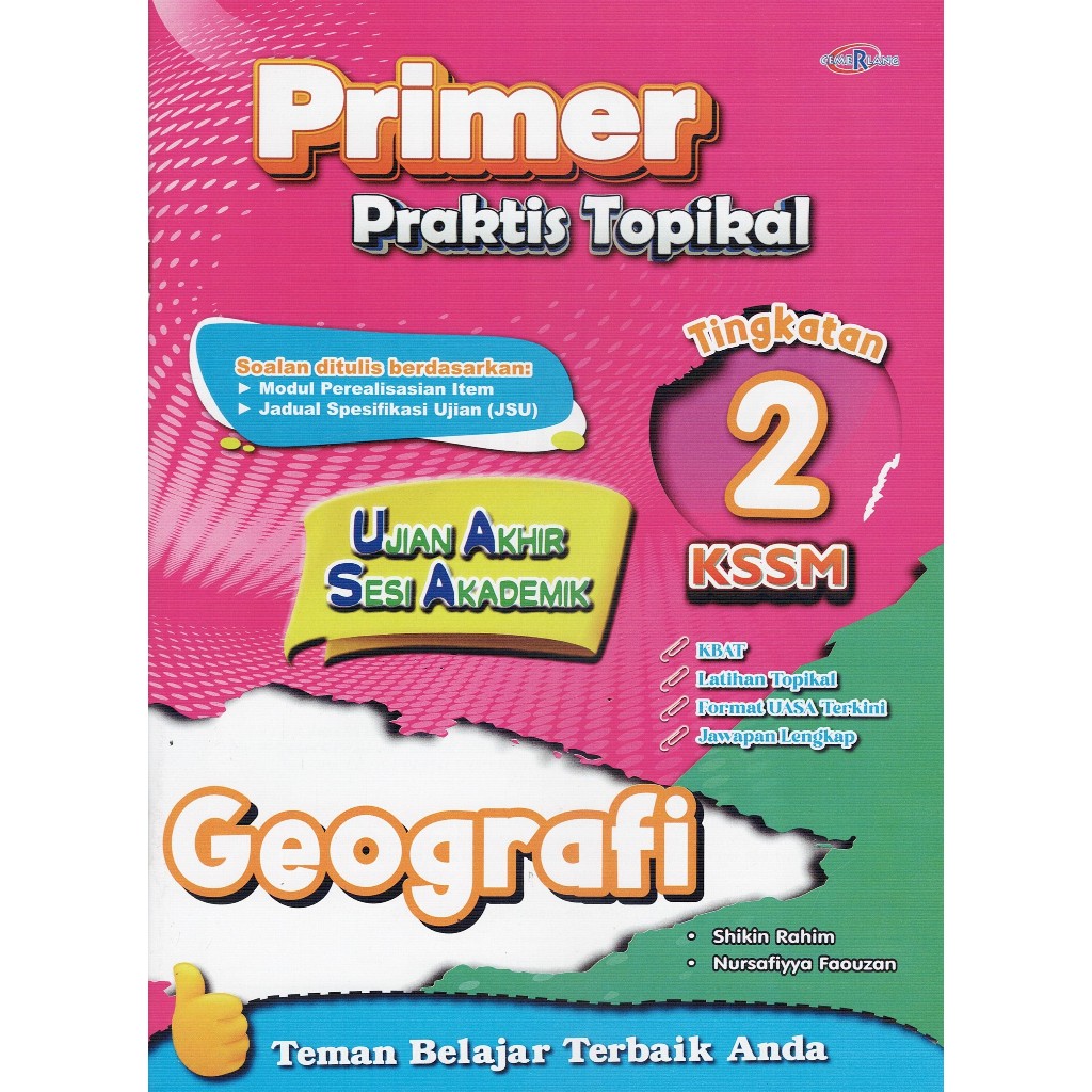 BUKU LATIHAN ( 2025 ) : PRIMER PRAKTIS TOPIKAL UASA GEOGRAFI TINGKATAN 2 KSSM | Shopee Malaysia