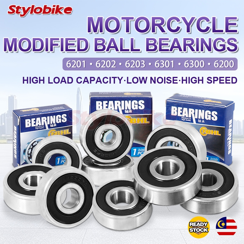 Motorcycle Bearings Deep Groove Ball Bearing Motor Bearing 6200 6300 ...
