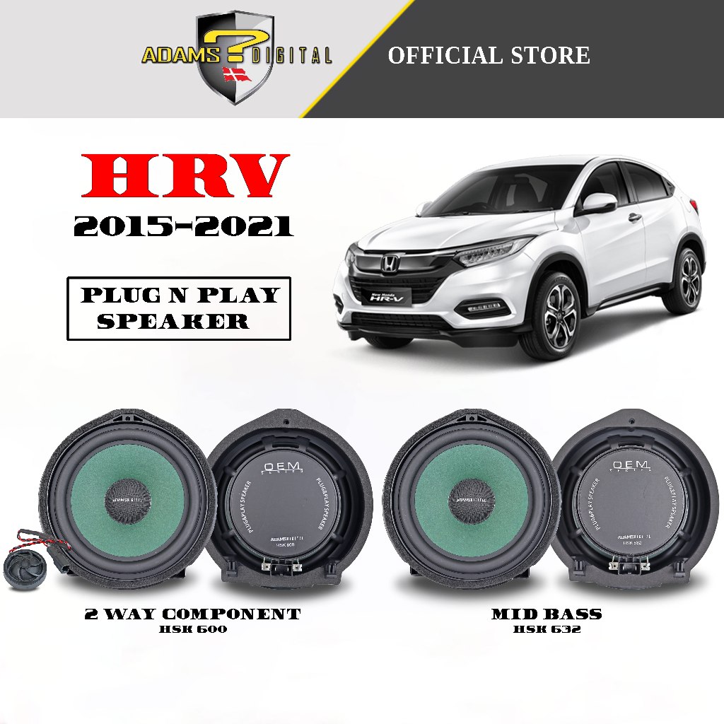 Adams Digital Honda HRV 2015 Speaker Plug and Play Car Speaker HRV Pnp ...
