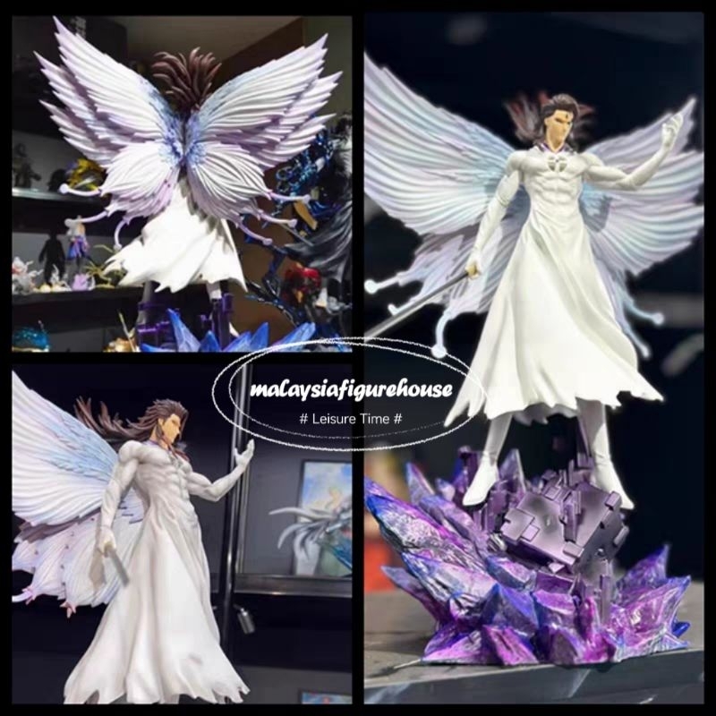 🔥READY STOCK🔥33CM BLEACH AIZEN SOSUKE FINAL FORM COPY RESIN GK FIGURE ...