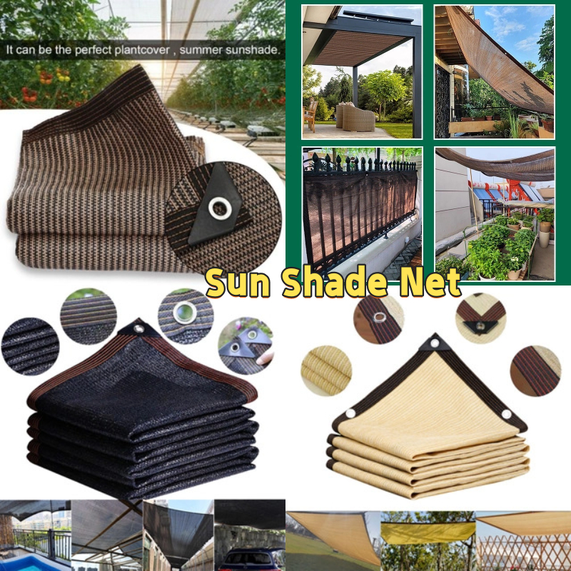 Anti-UV Sun Shade Net Home Garden Outdoor Swimming Pool Shades Cover ...
