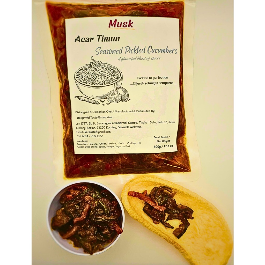 Acar Timun Berempah / Pickled Spiced Cucumber Musk 500g | Shopee Malaysia