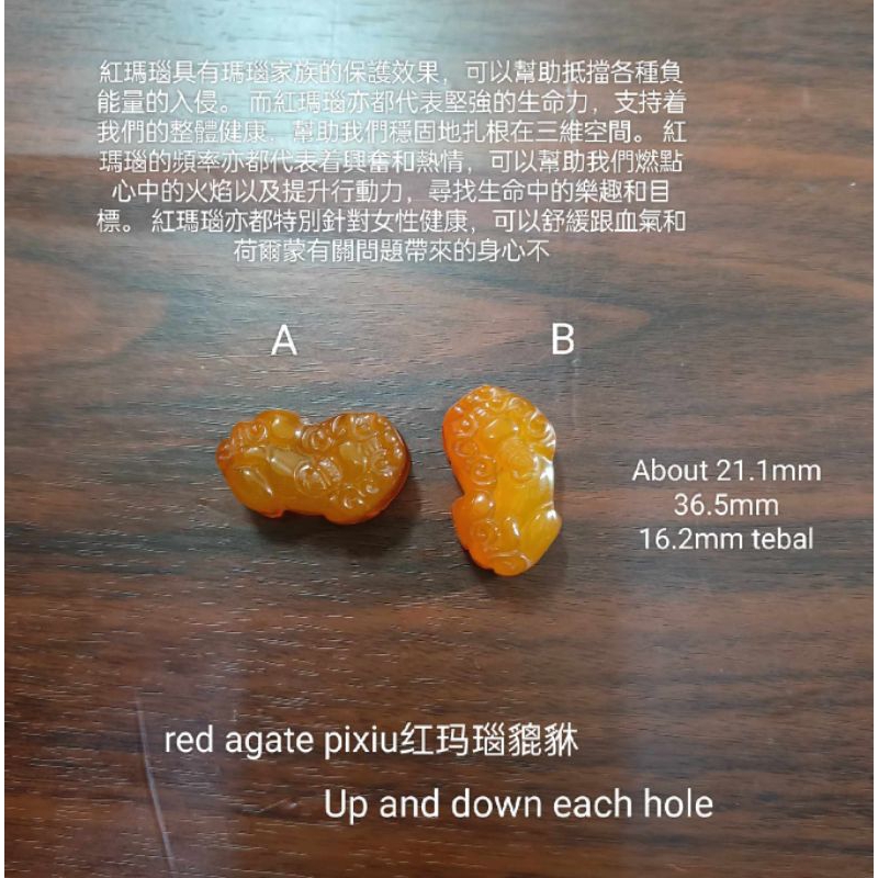red agate pixiu diy bracelet pendant红玛瑙貔貅 | Shopee Malaysia