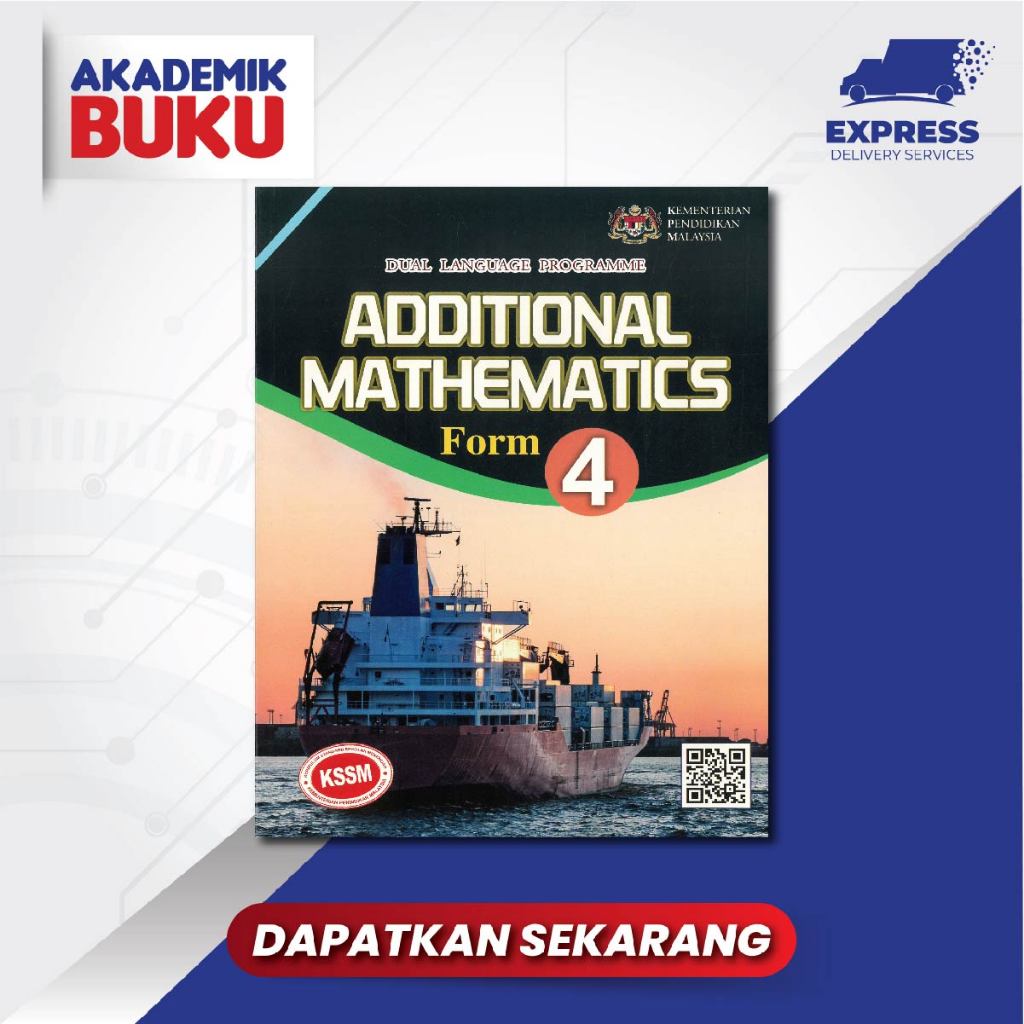Akademik Buku Pelangi Text Book DLP Additional Mathematics Form 4 ...