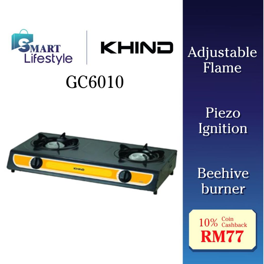 KHIND GAS COOKER GC6010 / PHISON PGC-310 / MILUX YS-3039SS / FARADAY FD-1010B / FD-1210S / FD ...