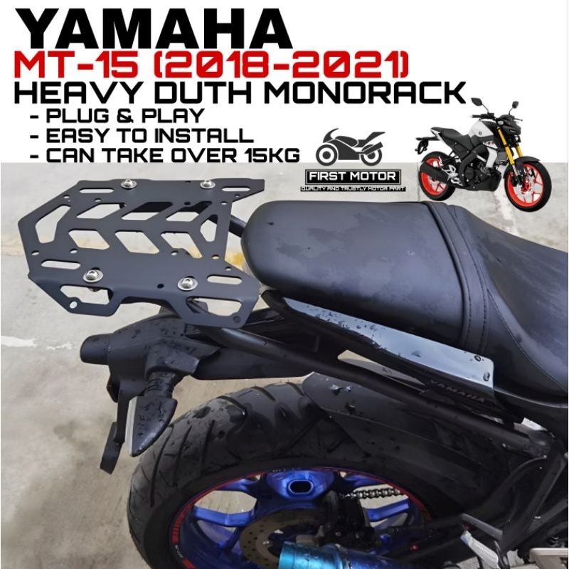 MONORACK YAMAHA MT15 MT 15 MT-15 HEAVY DUTY MONORACK RACK ACCESSORIES ...