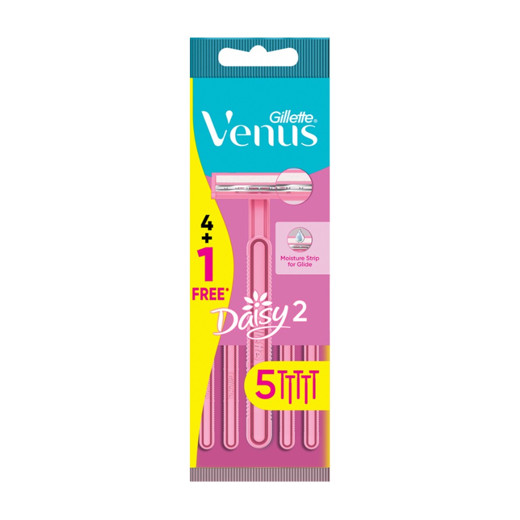 Gillette Venus Daisy 2 Disposable Female Razors, 5ct | Shopee Malaysia