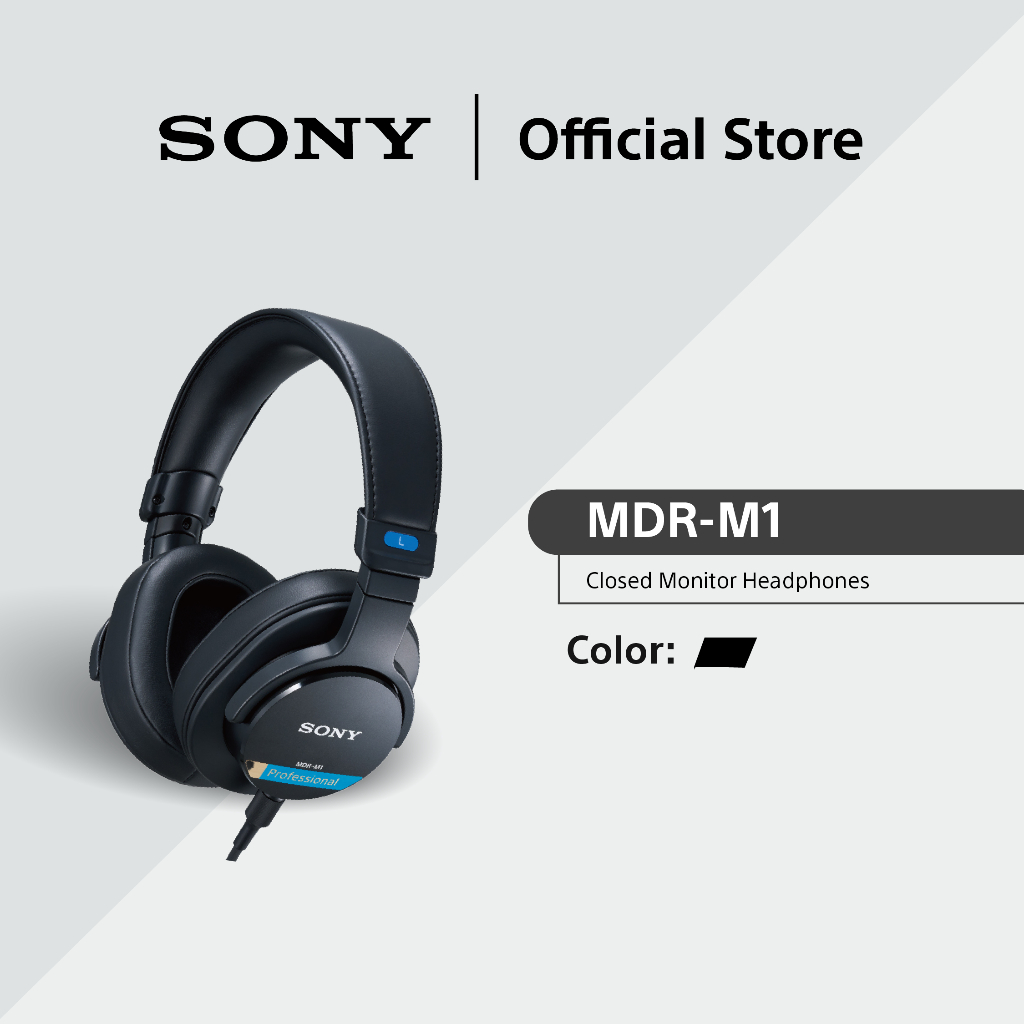 Sony MDR-M1 Closed Monitoring Headphones | Professional Studio ...