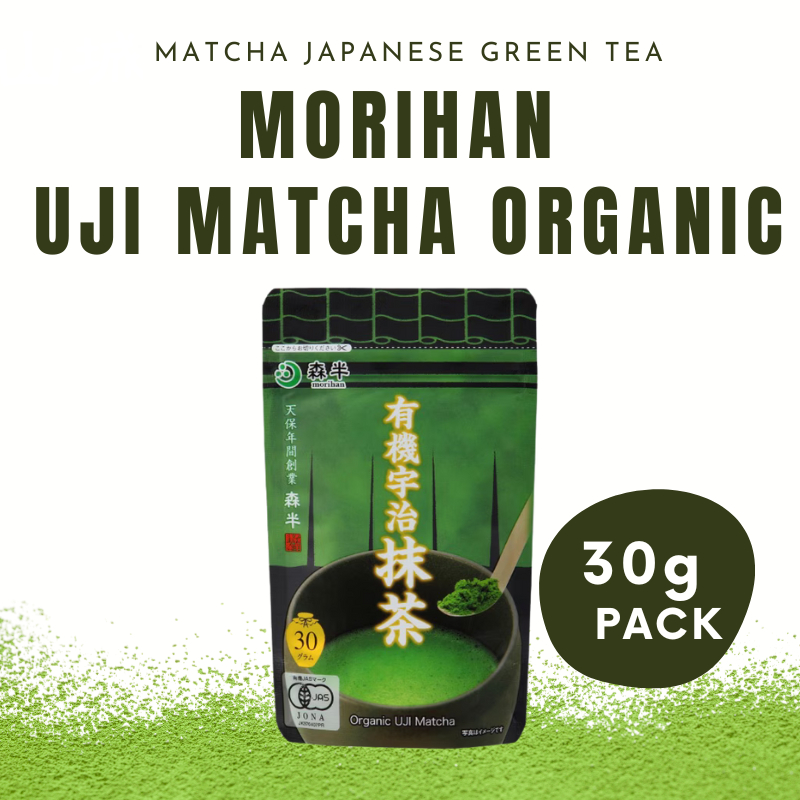 Morihan Uji Matcha Organic 30g Pack Japanese Matcha Powdered | Shopee Malaysia