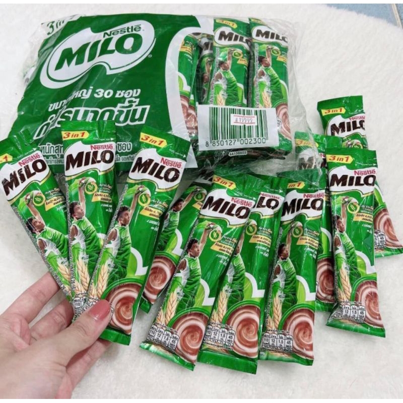 🔥 48PCS NESTLE MILO 3 IN 1 INSTANT MILO THAILAND MILO STICK MILO SACHET ...