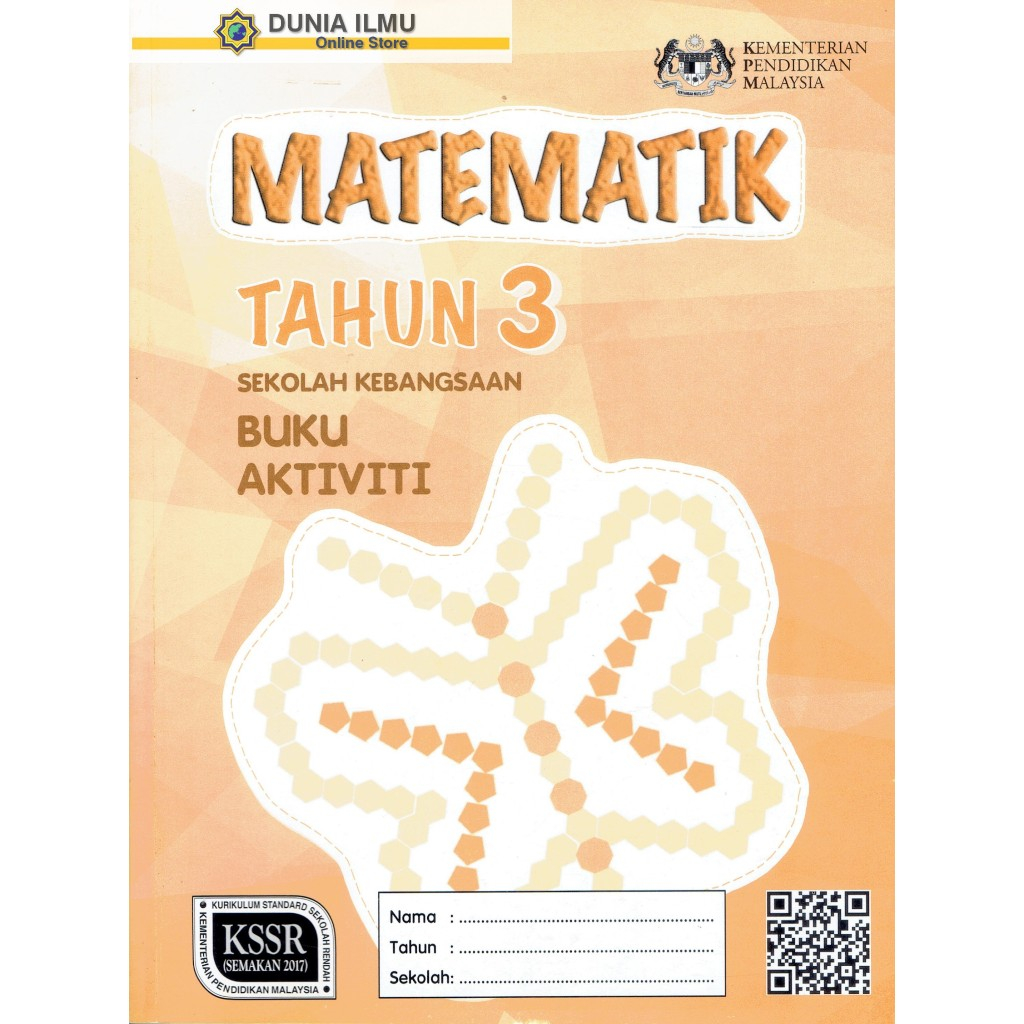 Buku Teks Matematik Tahun 3 (Buku Aktiviti) KSSR ( TB YEAR 3 ) | Shopee ...