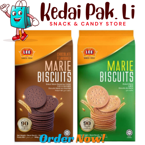 [KPL] Lee Biscuit Marie Biscuit 300gm (Original/Choco) | Shopee Malaysia
