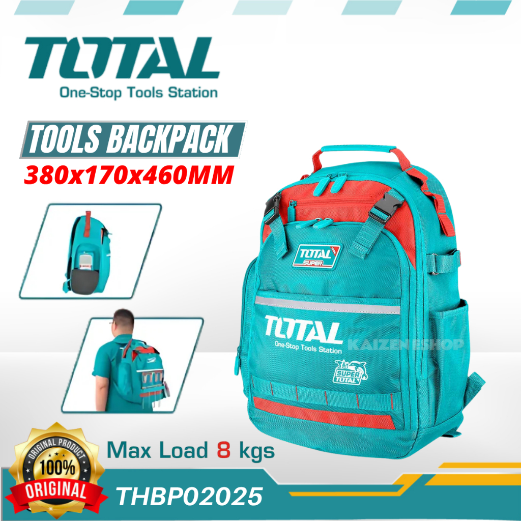 TOTAL THBP02025 Tools Backpack | Shopee Malaysia