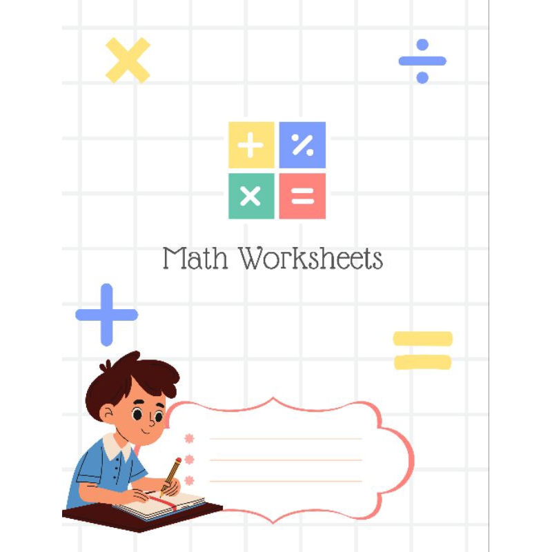 Printable math worksheets for kids / aktiviti Asas matematik | Shopee ...