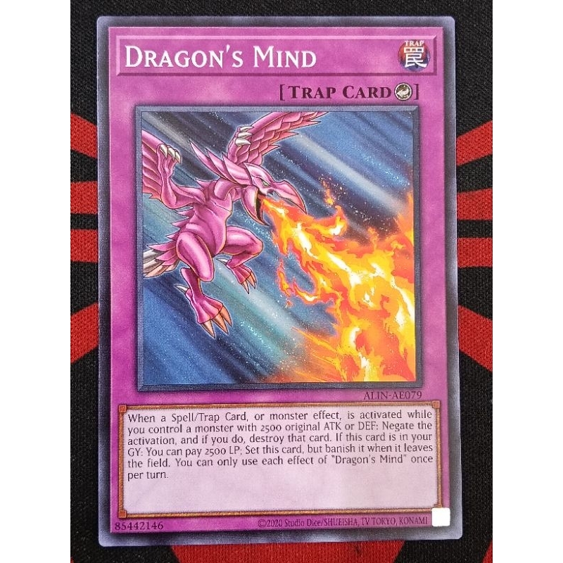 YUGIOH KONAMI ALIN-AE079 ALIN-JP079 Dragon's Mind (C) | Shopee Malaysia