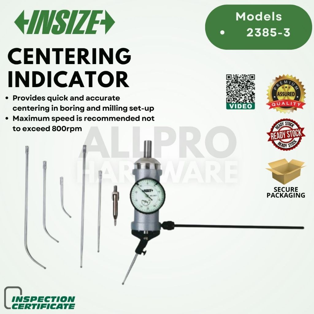 INSIZE CENTERING INDICATOR INSIZE 2385-3 | Shopee Malaysia