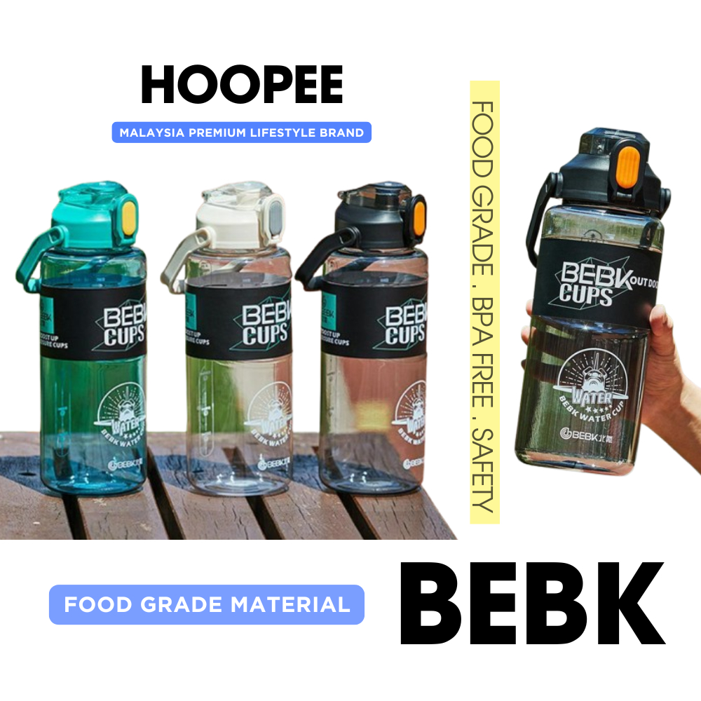 1.5L 3L 3000ML BIG Water Bottle Large Capacity with Hander Strap Botol ...