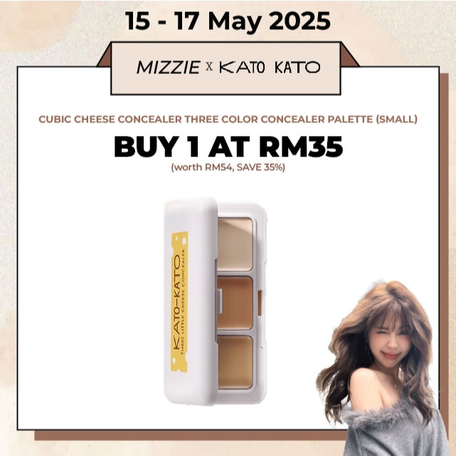 [Mizzie x KATO-KATO] Cubic Cheese Concealer Three Color Concealer ...
