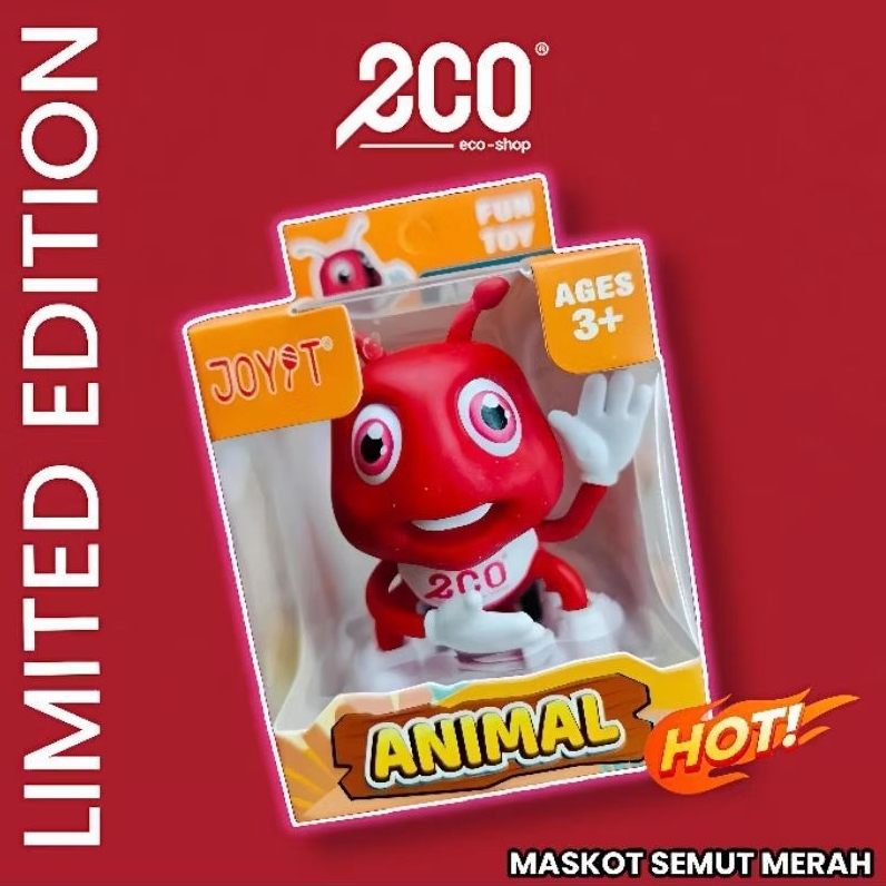 ( JOYIT ) MASKOT SEMUT MERAH 💯% ORIGINAL ECO SHOP🔥 | Shopee Malaysia