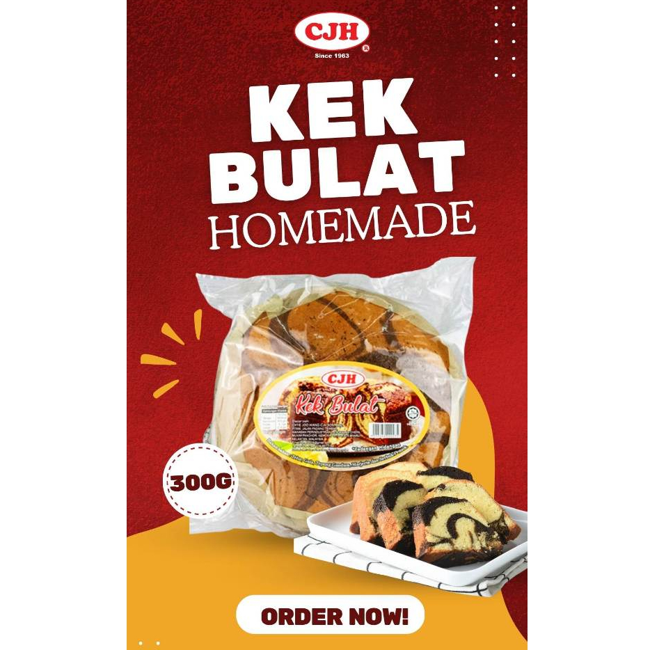 Kek Bulat CJH (300g) [HALAL] [MeSTI] [#DIBUAT KELATE#] | Shopee Malaysia