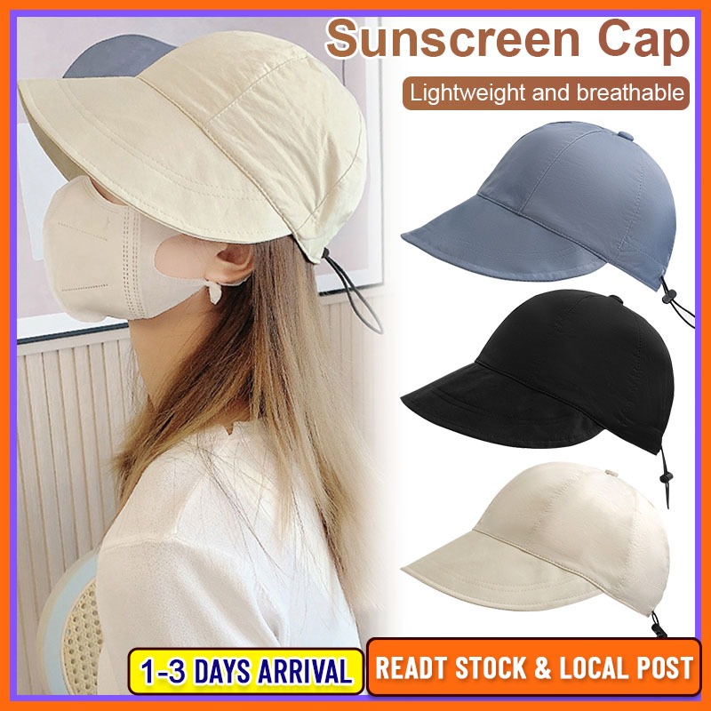 🔥Unisex Sun-Hat Sunproof UV Hat Foldable Adjustable Cap Sunscreen ...
