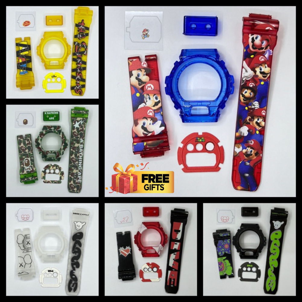 DW5600/DW6900/GDX6900/GX56/G7900/GA printing BAND AND BEZEL/Mario ...