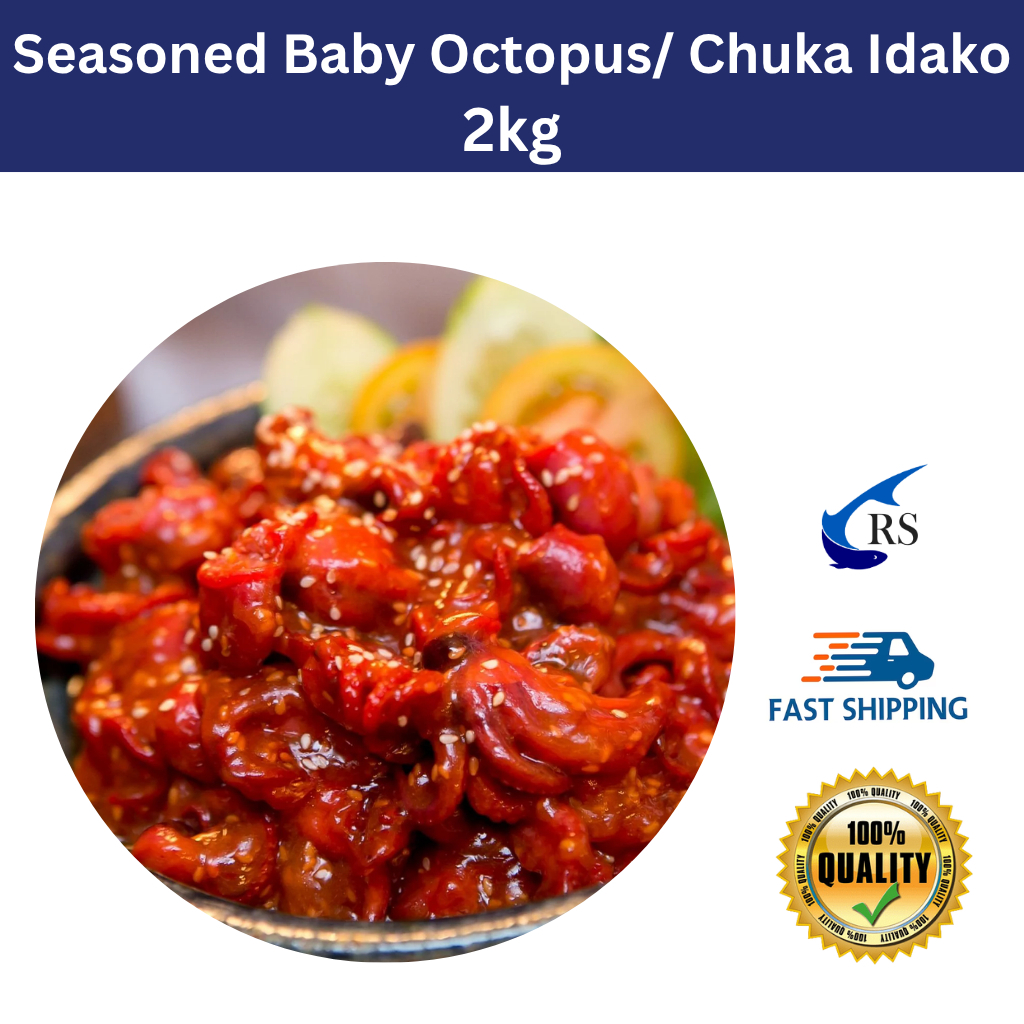RS Premium Quality Seasoned Baby Octopus (2kg) Chuka Idako Japanese ...