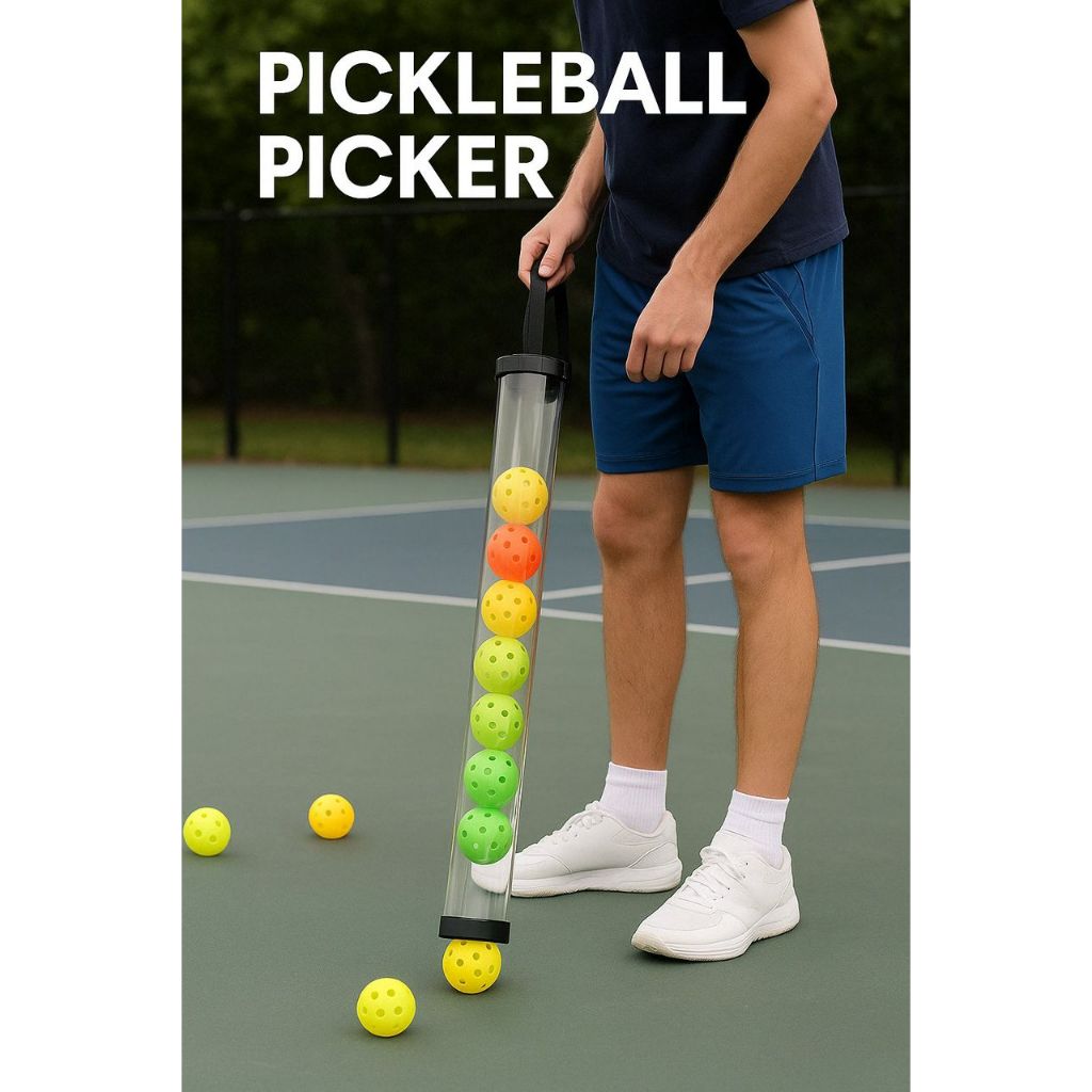 Pickleball Collector Tube Tennis Balls Collector Tennis Pickleball ...