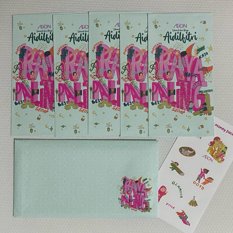 2023 SAMPUL RAYA AEON MALL(5pcs+cover) | Shopee Malaysia