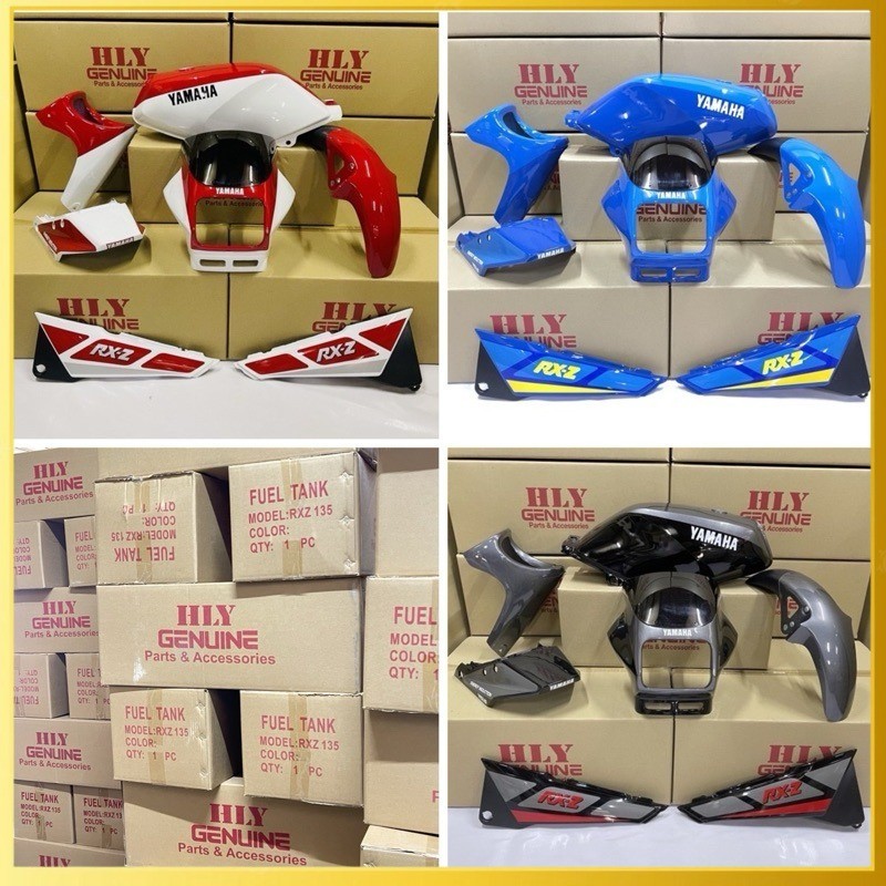 RXZ BODY COVER SET COVERSET ENERGY STICKER TANAM WITH FREE BUBBLE WRAP ...