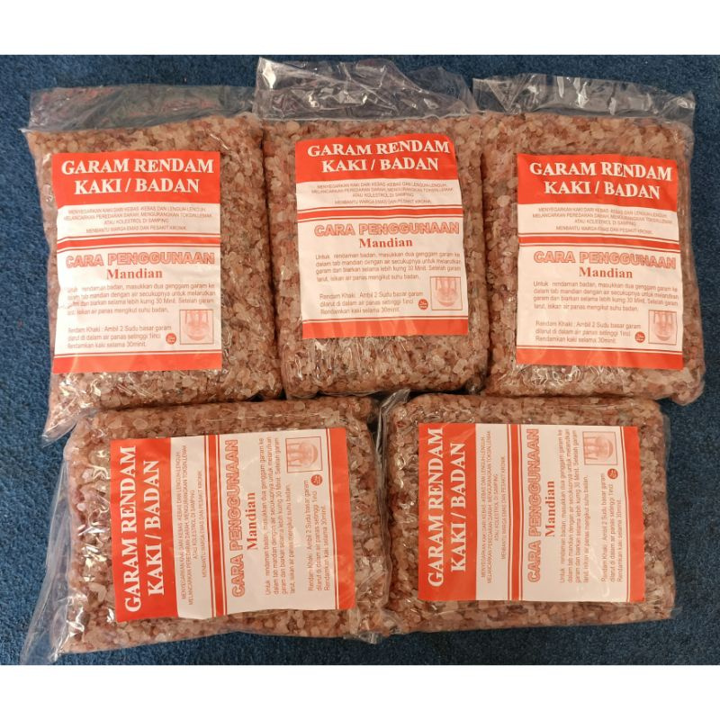 3-PACKETS RENDAM KAKI GARAM BUKIT HIMALAYA UNTUK KESIHATAN (Rendam Kaki ...