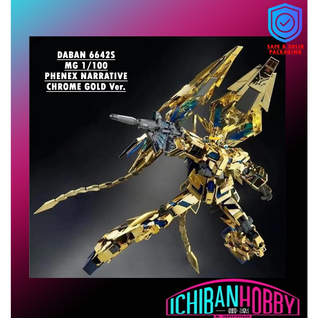 (READY STOCK) DABAN 6642S MG 1/100 PHENEX NARRATIVE (CHROME GOLD Ver ...