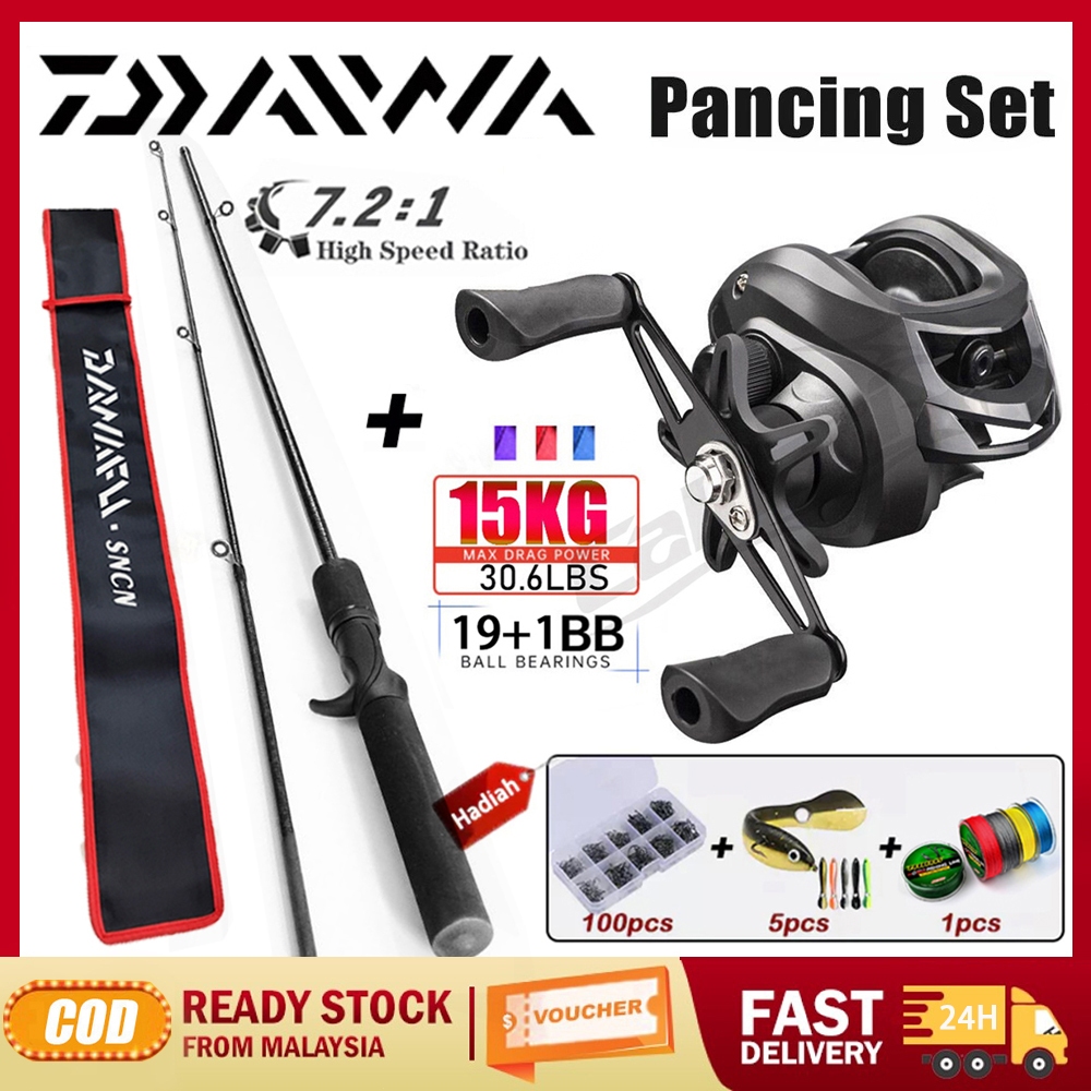 🔥Hadiah Percuma🔥 🔥COD🔥DAIWA Fishing Full Set Pancing Mancing Casting 1 ...