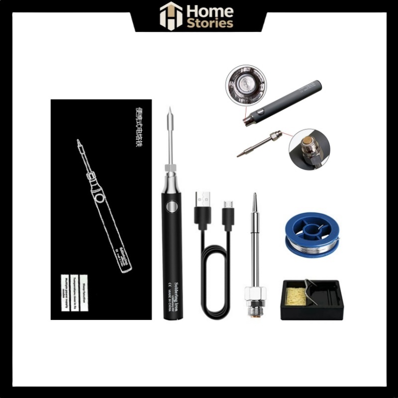 Wireless Solder Iron USB Soldering Iron Portable Electric Welding ...
