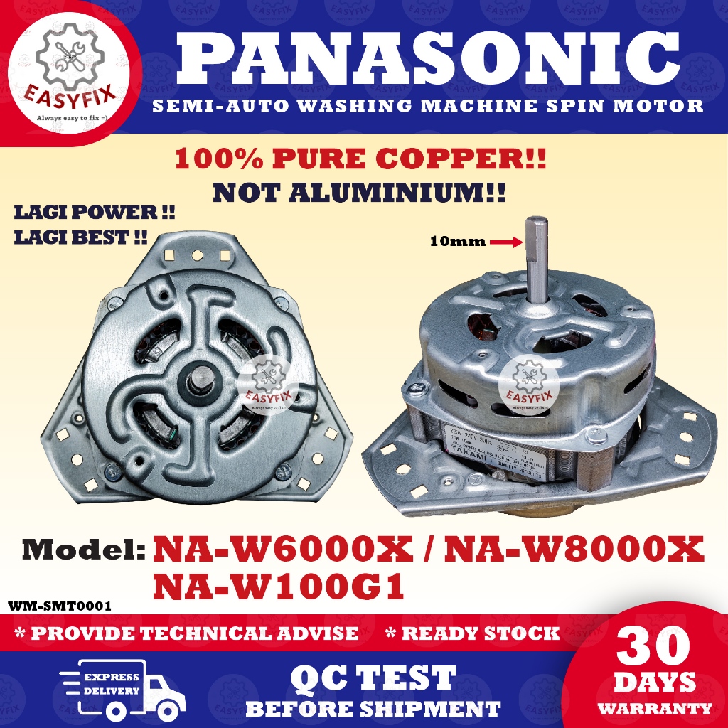 NA-W6000X / NA-W8000X / NA-W100G1 PANASONIC SEMI-AUTO WASHING MACHINE ...