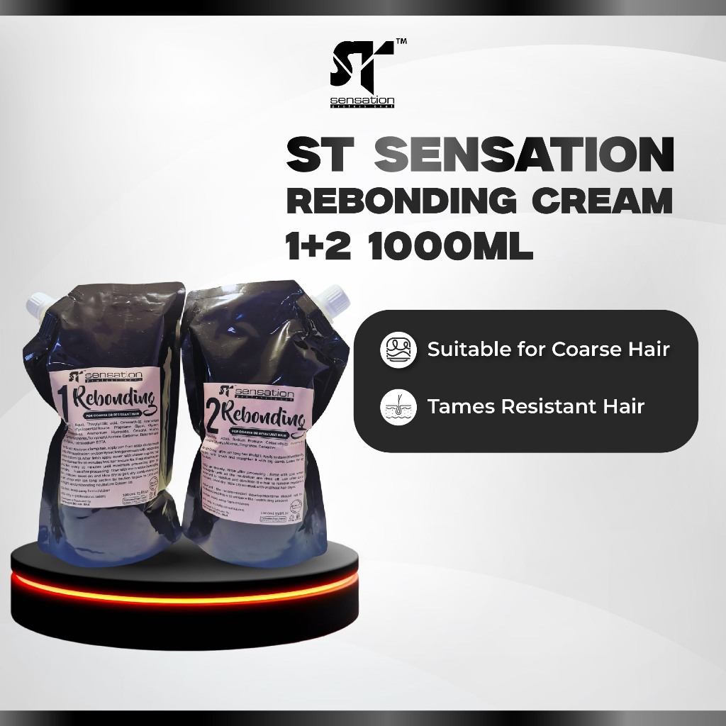 ST SENSATION REBONDING CREAM 1+2 1000ML | Shopee Malaysia