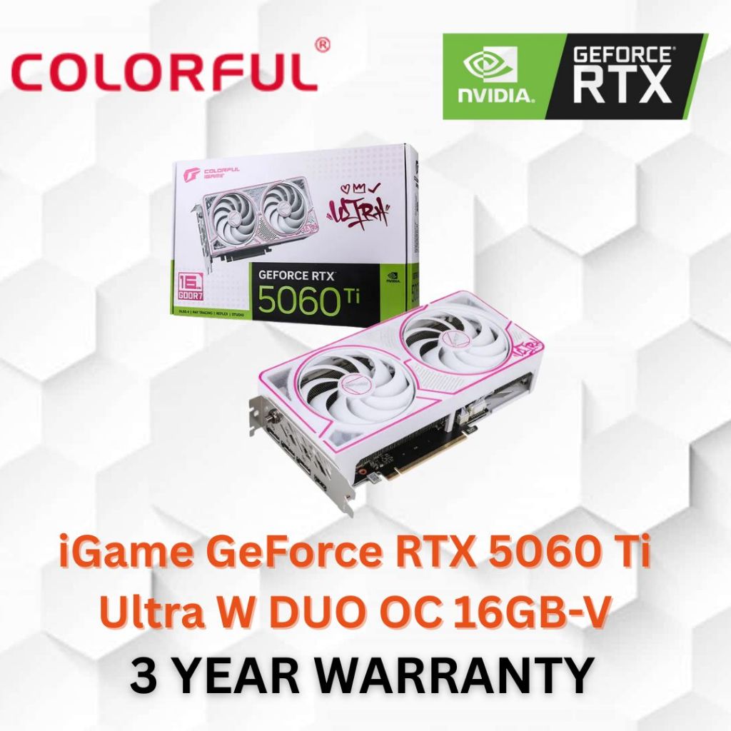 BRAND NEW COLORFUL GEFORCE RTX 5060 TI NB DUO 8GB/16GB GDDR7 IGAME ...