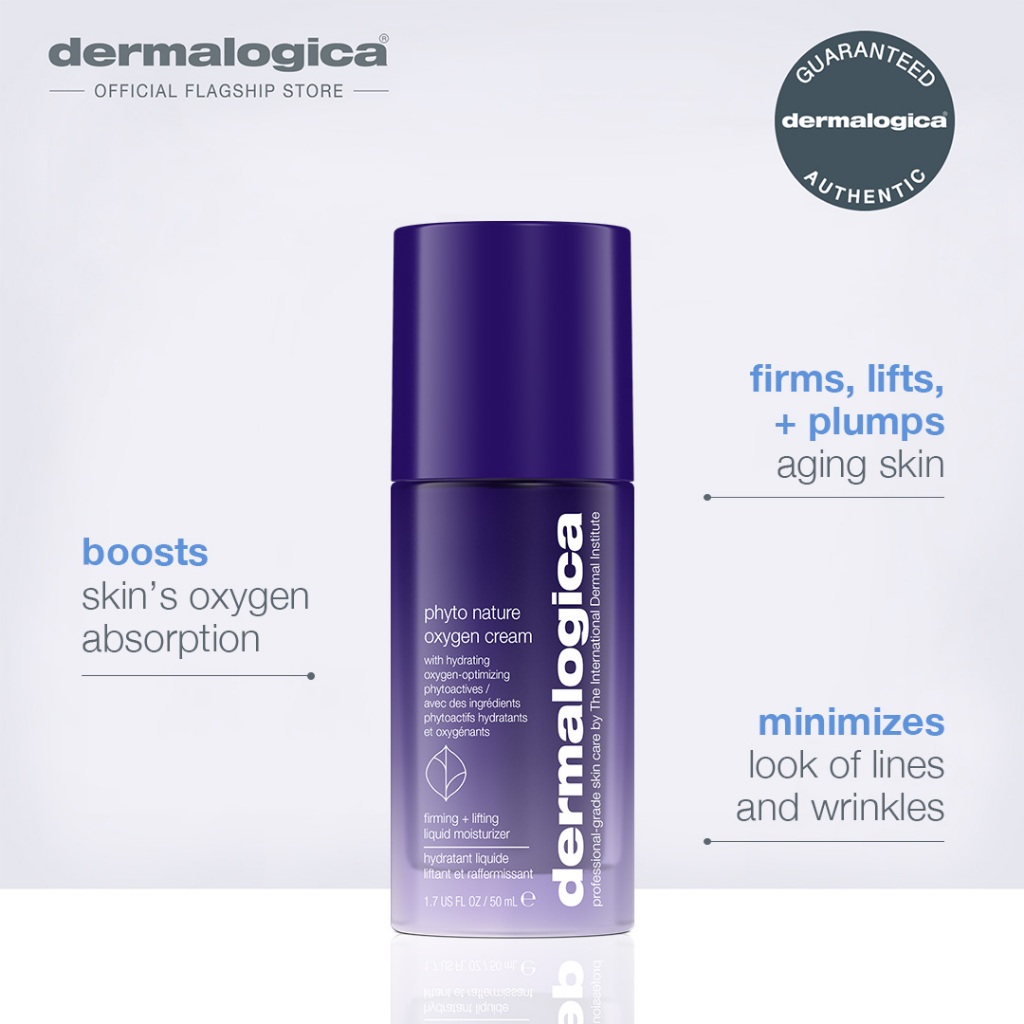 dermalogica phyto nature oxygen cream, lightweight cream moisturizer ...