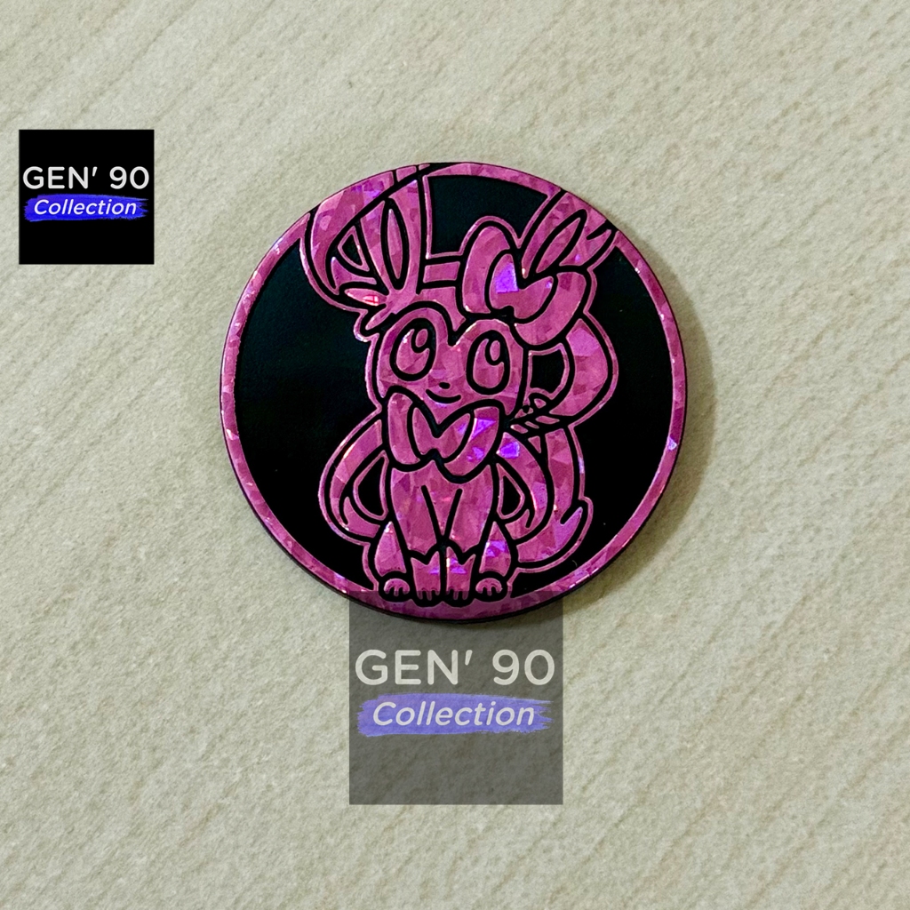 PTCG POKEMON CARD Holofoil Plastic Sylveon Coin Inport From Japan ...