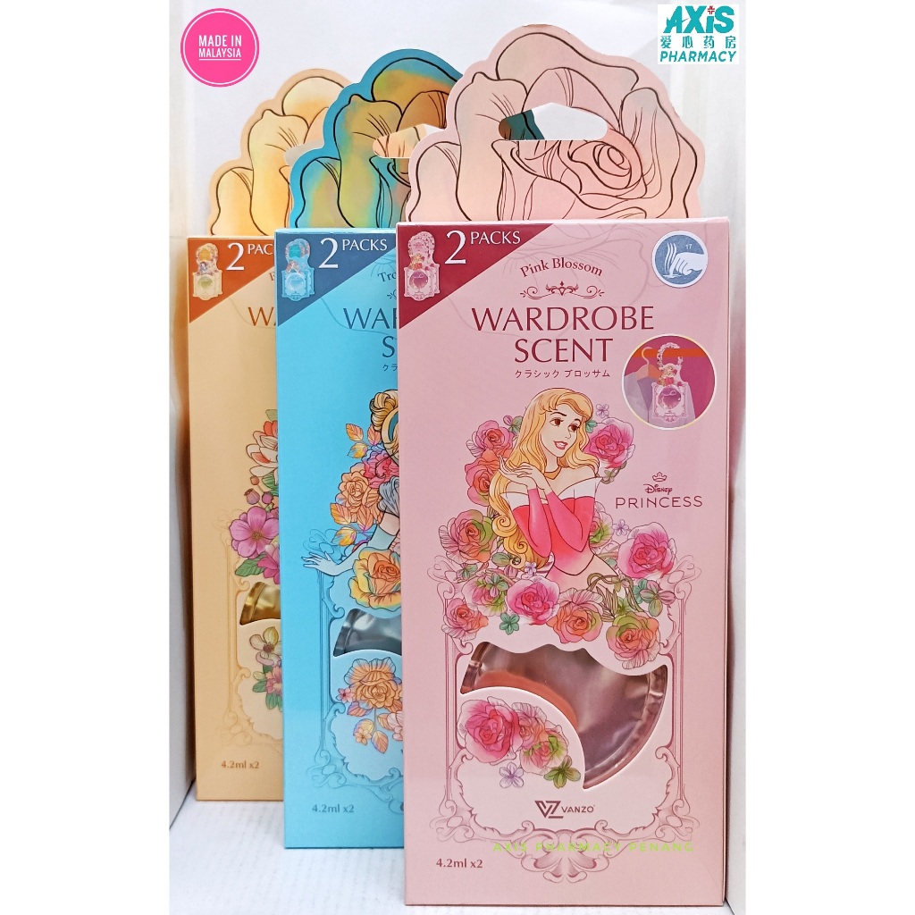 VANZO DISNEY PRINCESS WARDROBE SCENT 4.2ml x 2 Pcs (Exp 02/2030 ...