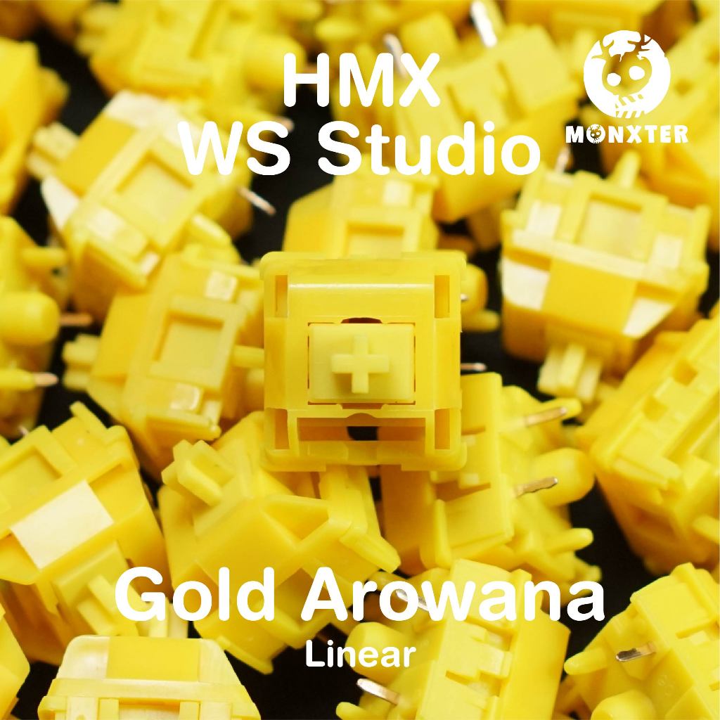 Wuque Studio WS x HMX Gold Arowana Linear Switch | Shopee Malaysia
