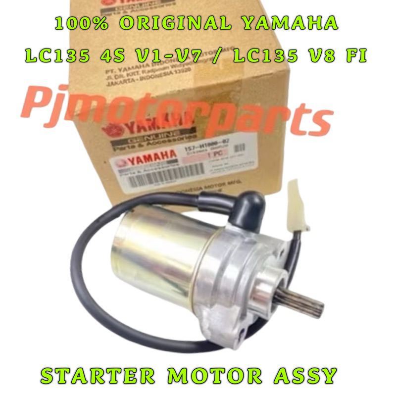 YAMAHA LC135 4S V1-V7 / LC135 V8 Fi (100% ORIGINAL YAMAHA) STARTER MOTOR ASSY STARTING MOTO ...
