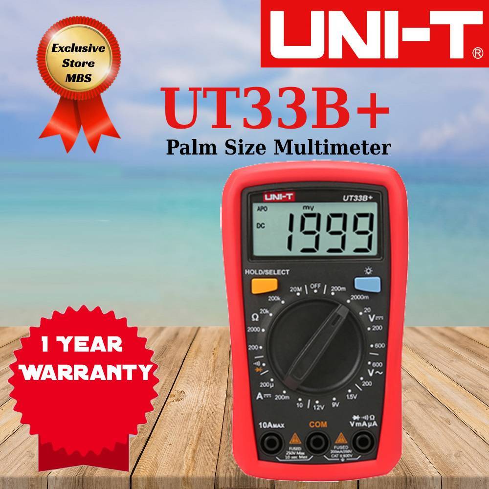 UNI-T UT33B+ Palm Size Multimeter | Shopee Malaysia
