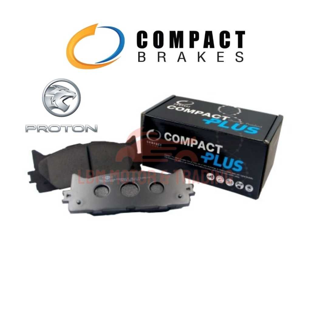 Compact Plus Ceramic Brake Pad Proton Exora Gen2 Persona Satria Iriz ...