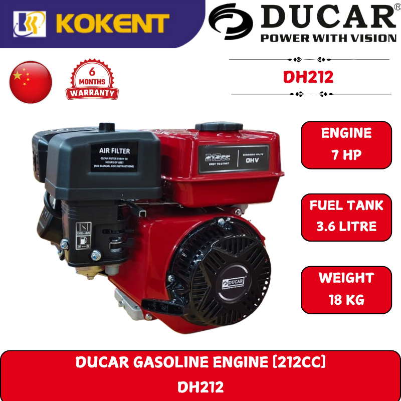 DUCAR GASOLINE ENGINE [212CC] DH212 | Shopee Malaysia