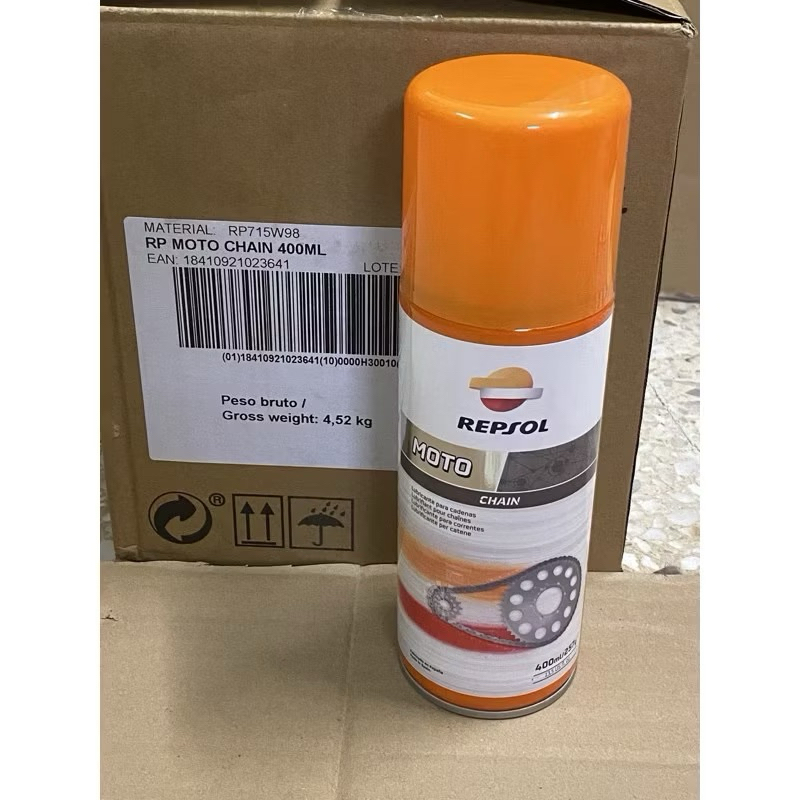 100% Original Repsol Chain Lube 400ML made in Europe minyak rantai ...