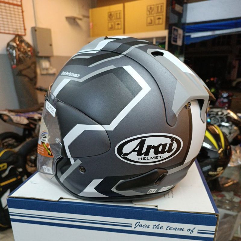 Arai VZ Ram RSW Black open face helmet original Arai Japan | Shopee Malaysia