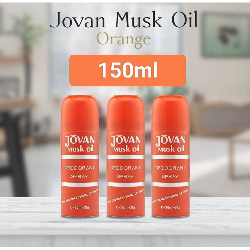 Jovan musk oil deodorant spray 150ml | Shopee Malaysia