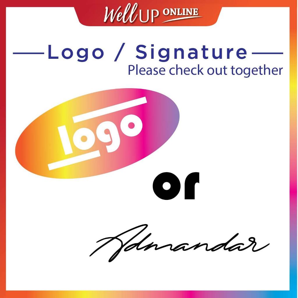 Special order only! Add-on logo / Sign | Shopee Malaysia